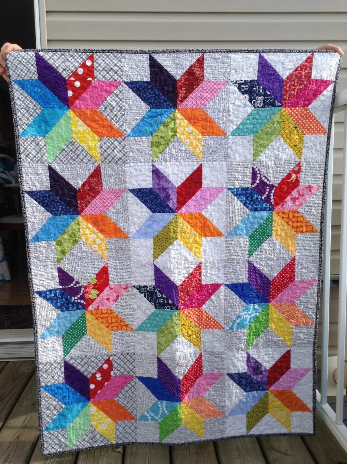 Star Flower Quilt Pattern - Patterns Here