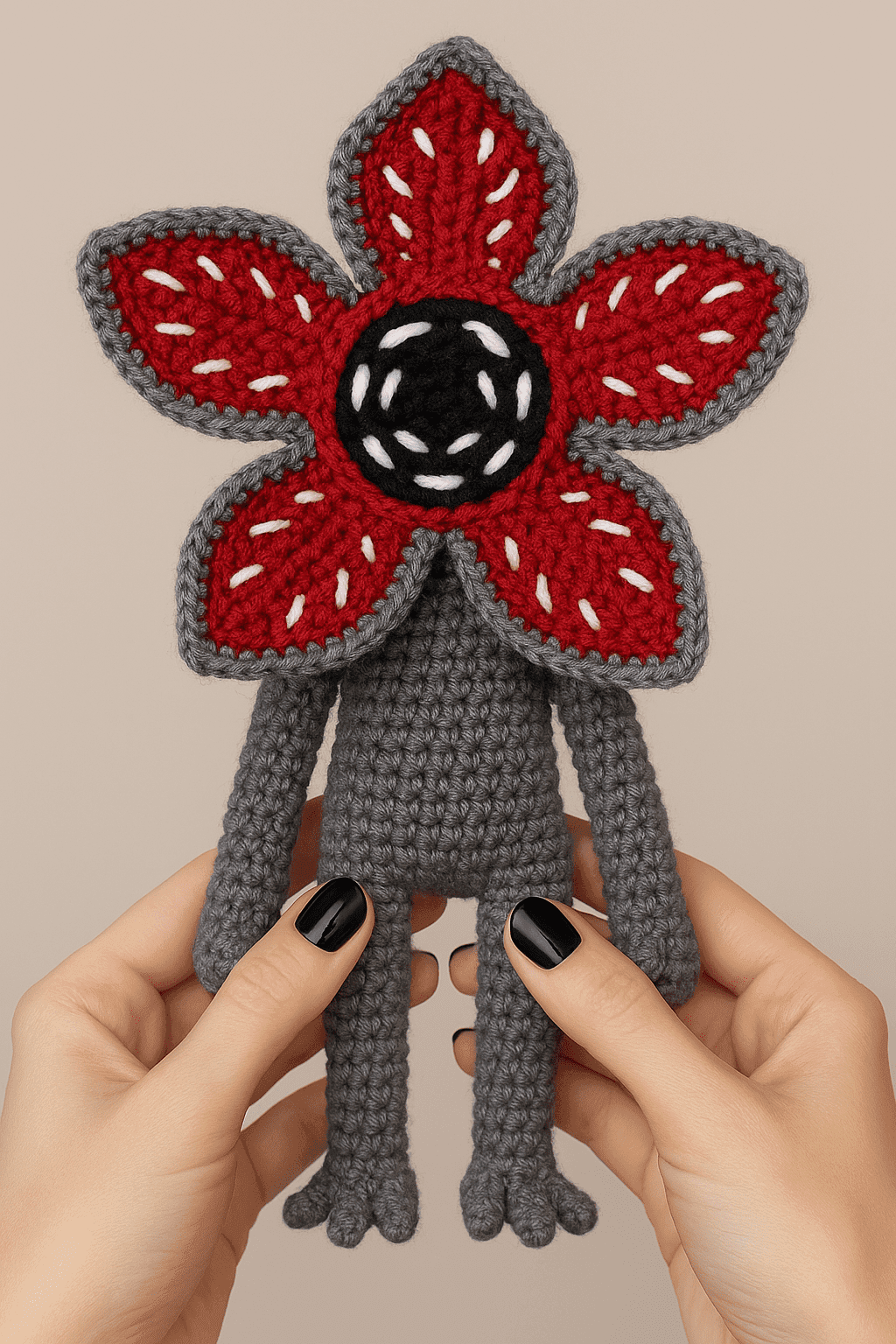 👾 Crochet Demogorgon Amigurumi – Free Pattern & Step-by-Step Guide ...